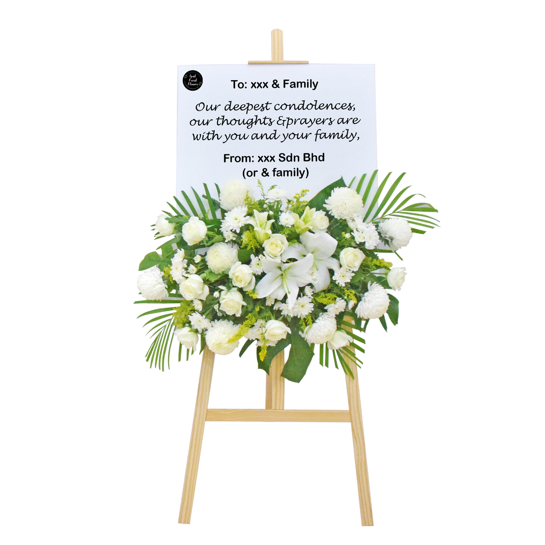 Condolence Flowers & Wreath| Same Day Delivery |Thoughtful Sympathy ...