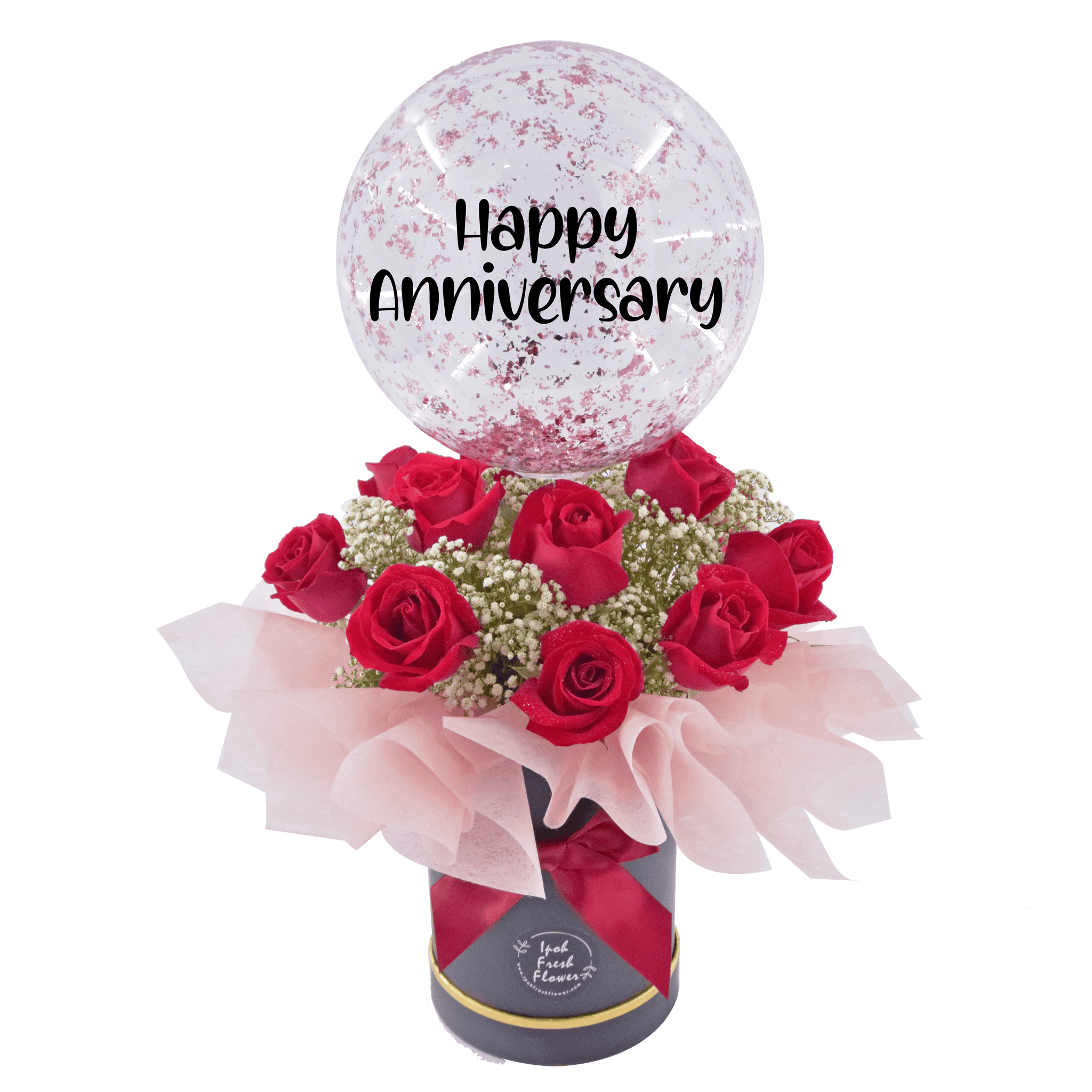 Balloon Flower Box- Remy – Ipoh Fresh Flower